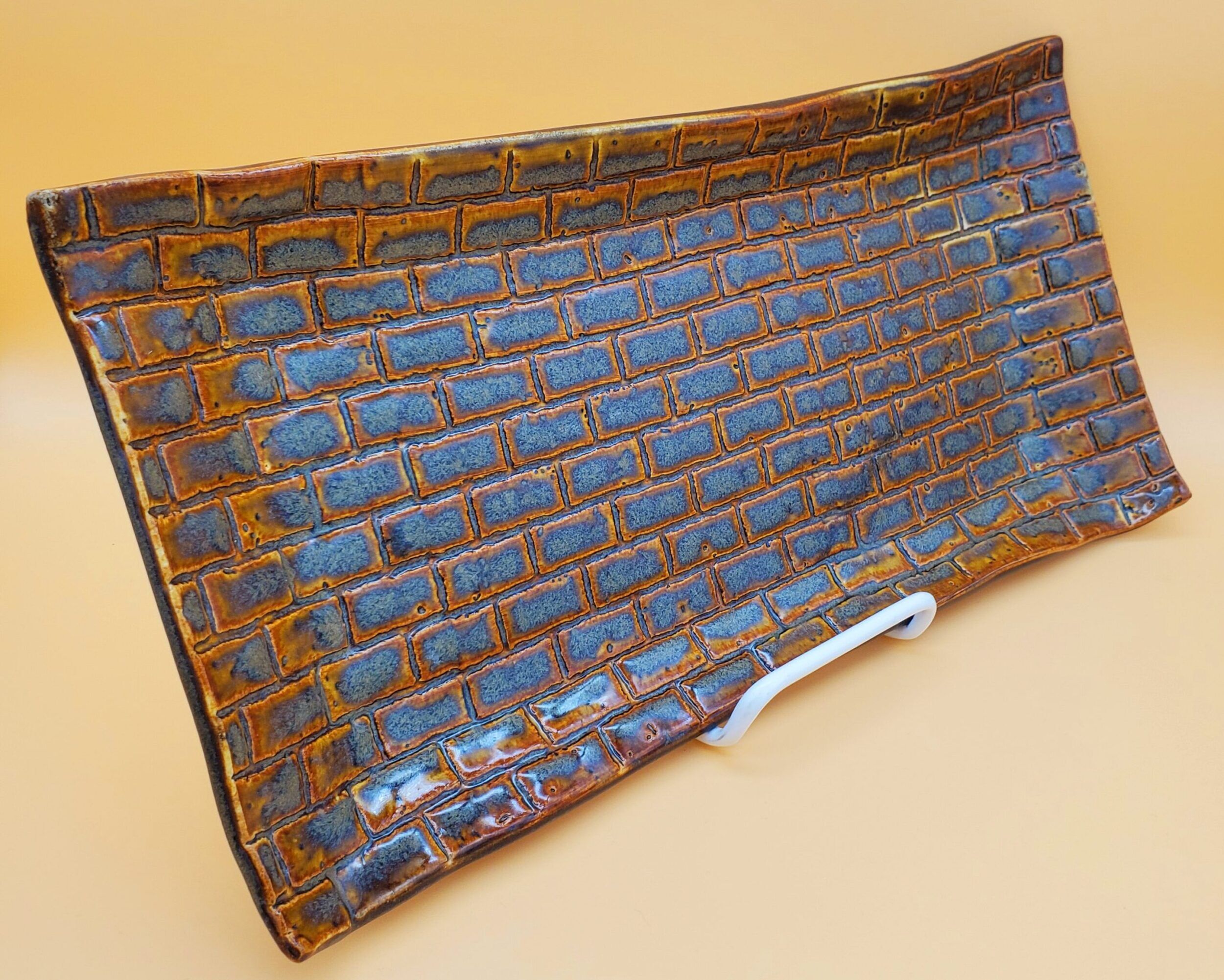 Brown Brick Rectangle Platter – Shifra's Gallery