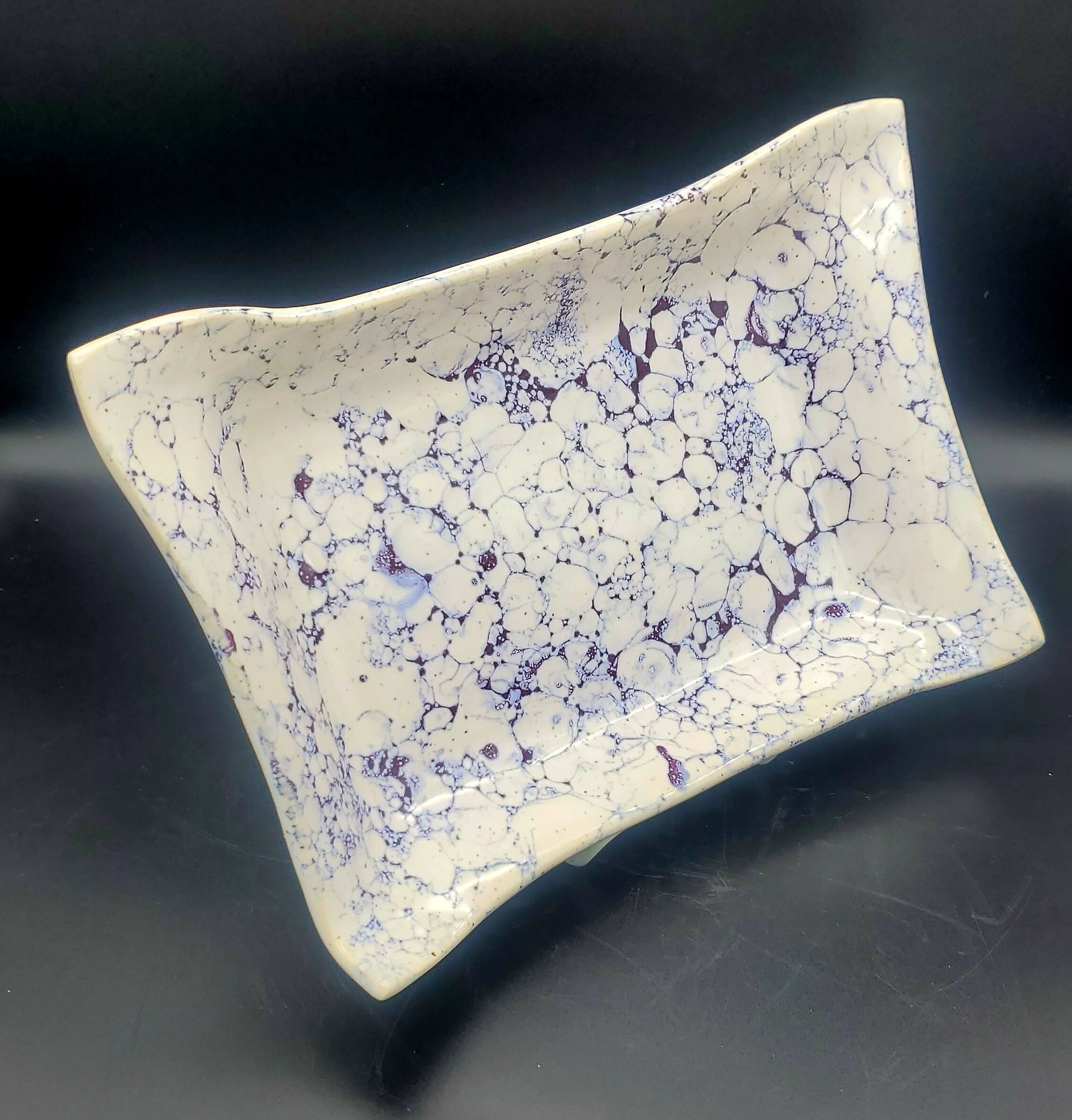 Purple Bubbles Deep Rectangle Platter – Shifra's Gallery